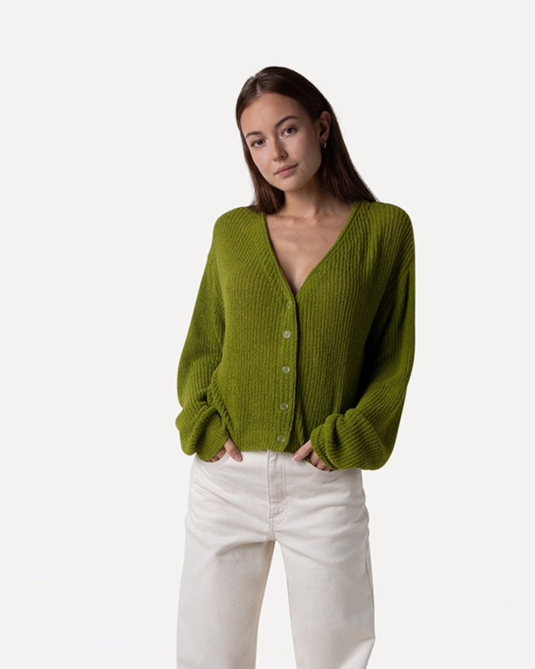 Loukie knitted cardigan l/s – Another-Label