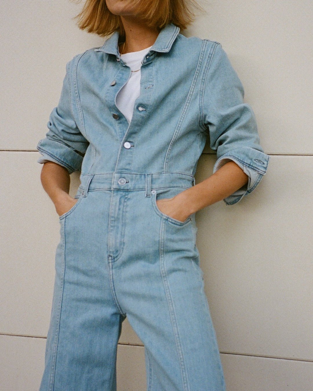 Lauren denim jumpsuit – Another-Label